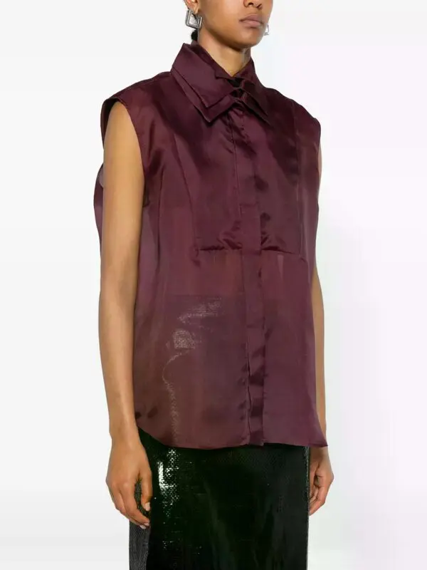 Viktor & Rolf Sleeveless Shirt With Large Collar