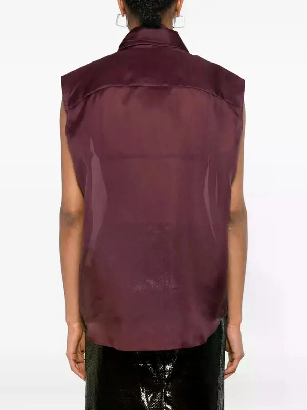 Viktor & Rolf Sleeveless Shirt With Large Collar