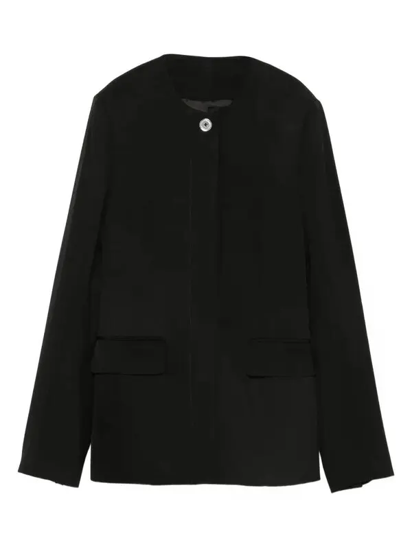 TOTEME Round-neck Jacket - Black