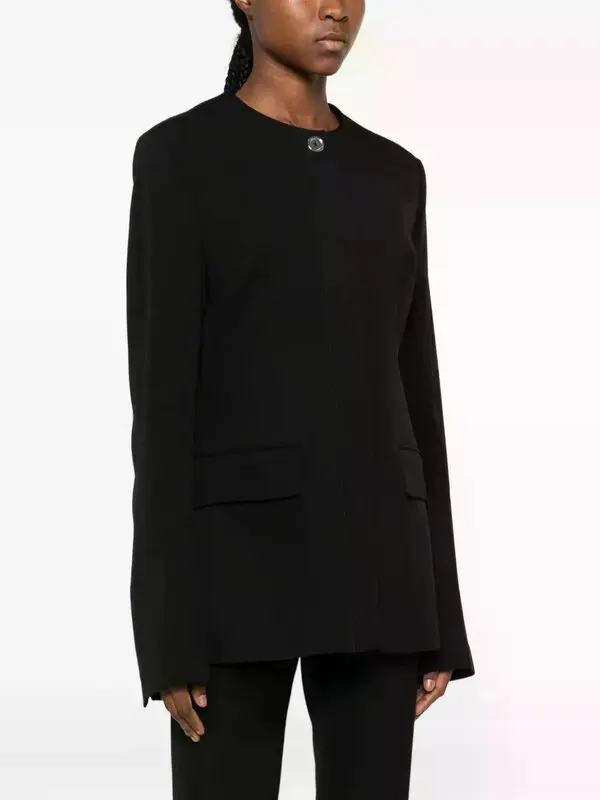 TOTEME Round-neck Jacket - Black