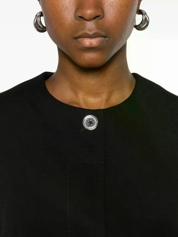 TOTEME Round-neck Jacket - Black