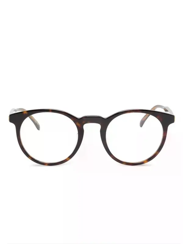 Dunhill Round Frame Eyeglasses - Brown