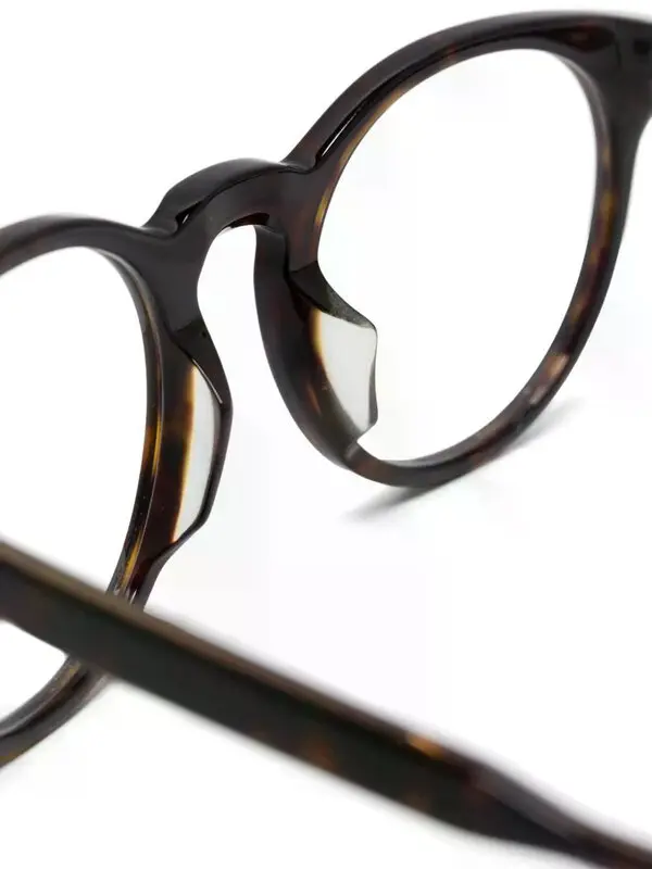 Dunhill Round Frame Eyeglasses - Brown