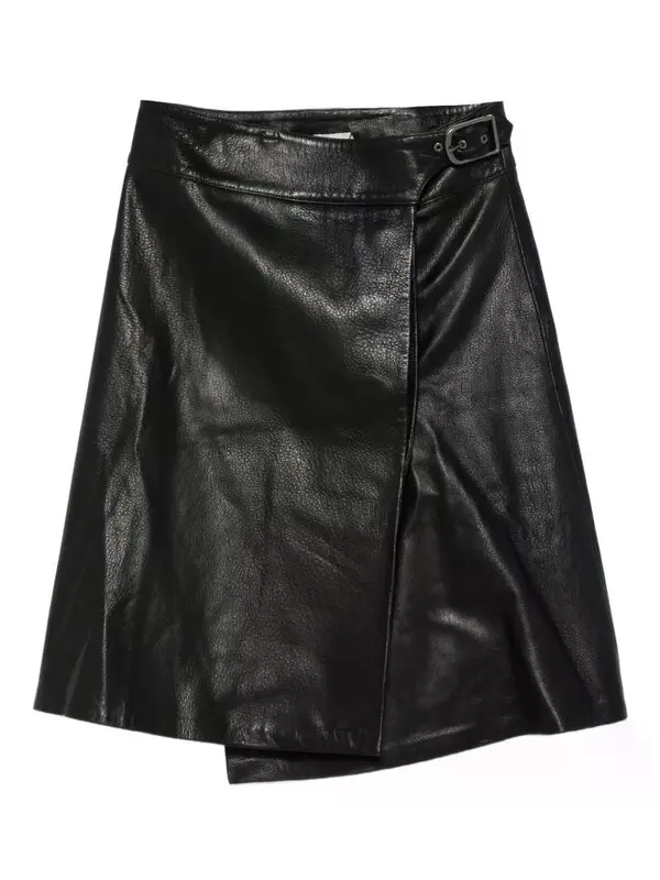 Simkhai Buckled Wrap Midi Skirt