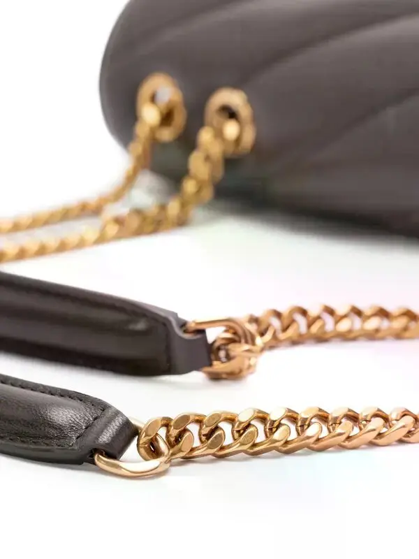 Saint Laurent Medium Loulou Quilted Shoulder Bag - Black