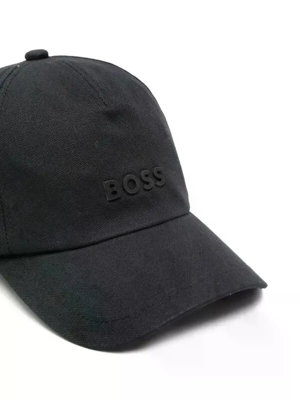 BOSS Logo Detail Baseball Cap - Black