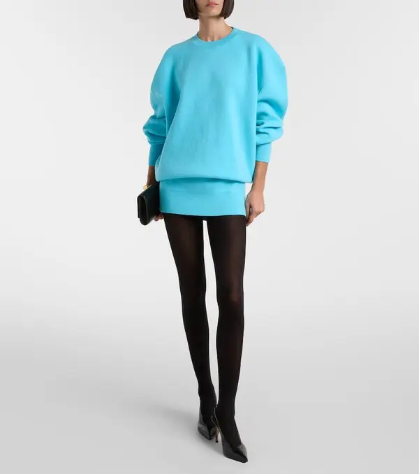 TOM FORD Wool And Cashmere-blend Sweatshirt Dress