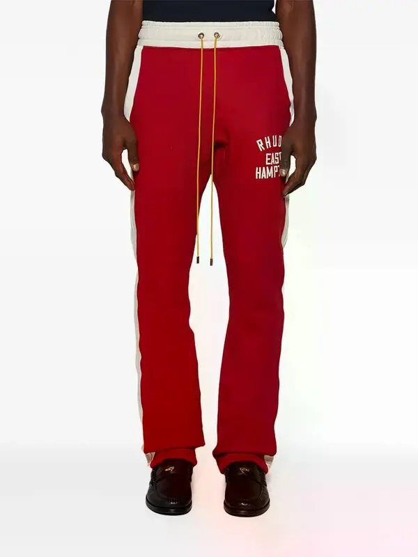 Rhude Logo-print Cotton Track Pants