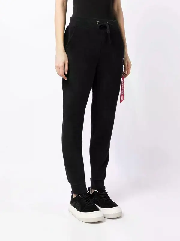 Alpha Industries Slim Track Pants With Drawstring Waist