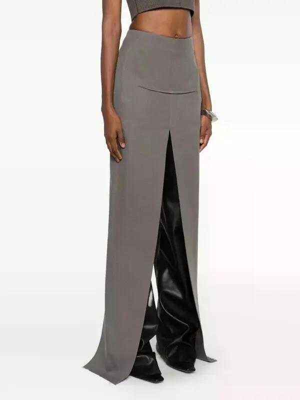 Rick Owens Double Slit Maxi Skirt