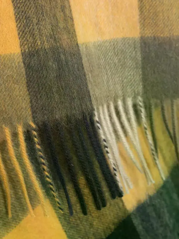Barbour Brushed-effect Check-plaid Scarf