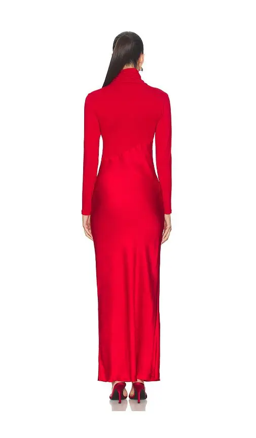SWF Asymmetric Split Maxi Dress