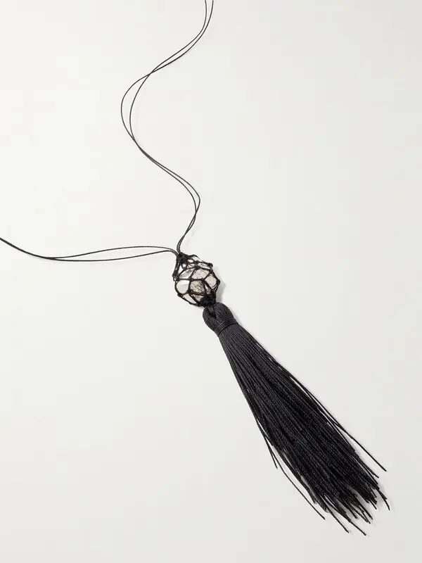 ALIGHIERI Melody Cord Necklace With Charm And Tassel