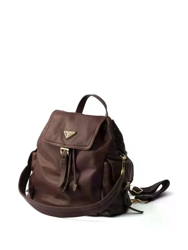 Prada Medium Explore Nappa Leather Backpack - Brown