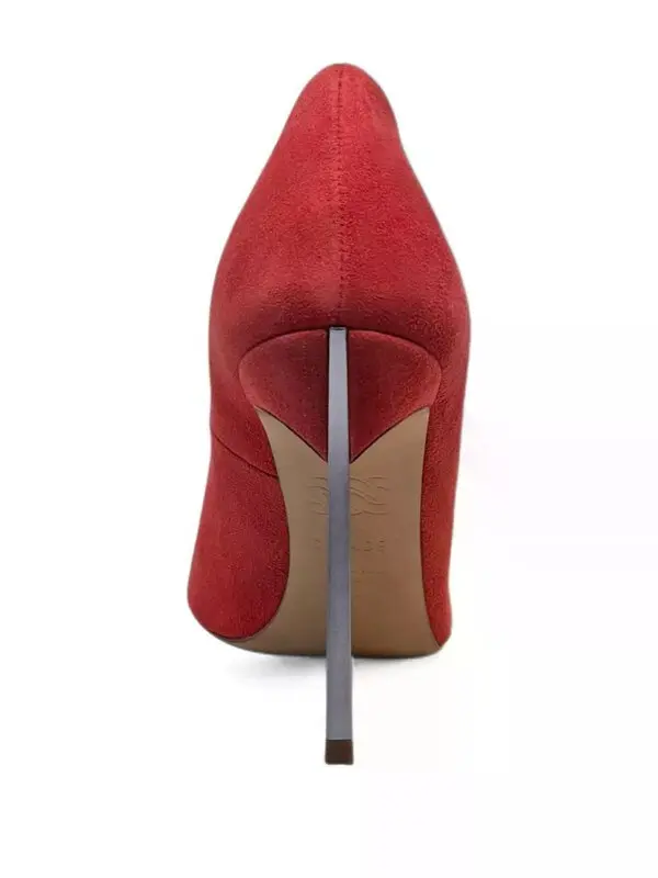 Casadei Scalloped Stiletto Pumps - Red