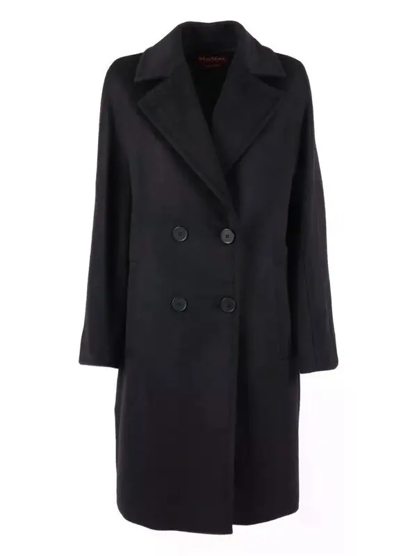 Max Mara Agenda Double-breasted Coat - Black