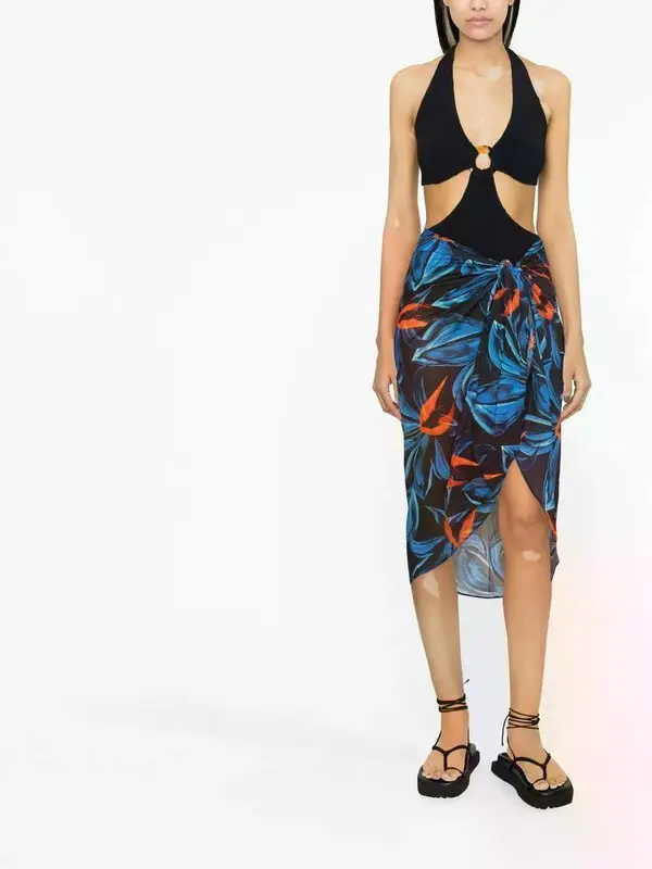 LOUISA BALLOU Floral-print Sarong