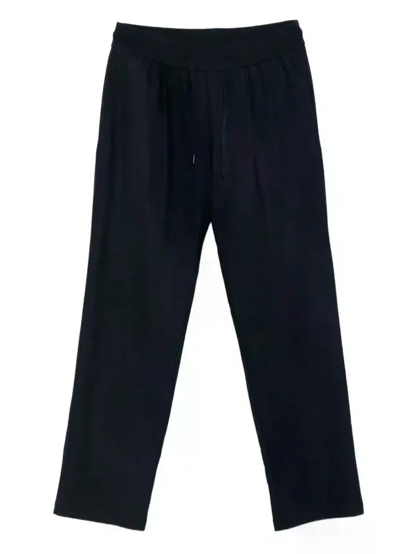 Herno Drawstring Straight-leg Trousers - Blue