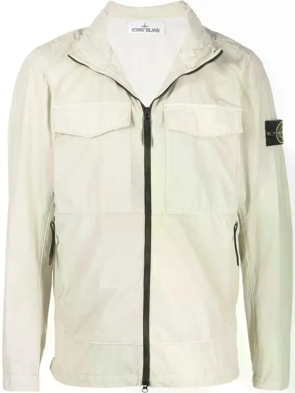 Stone Island Compass Patch Zip-up Jacket