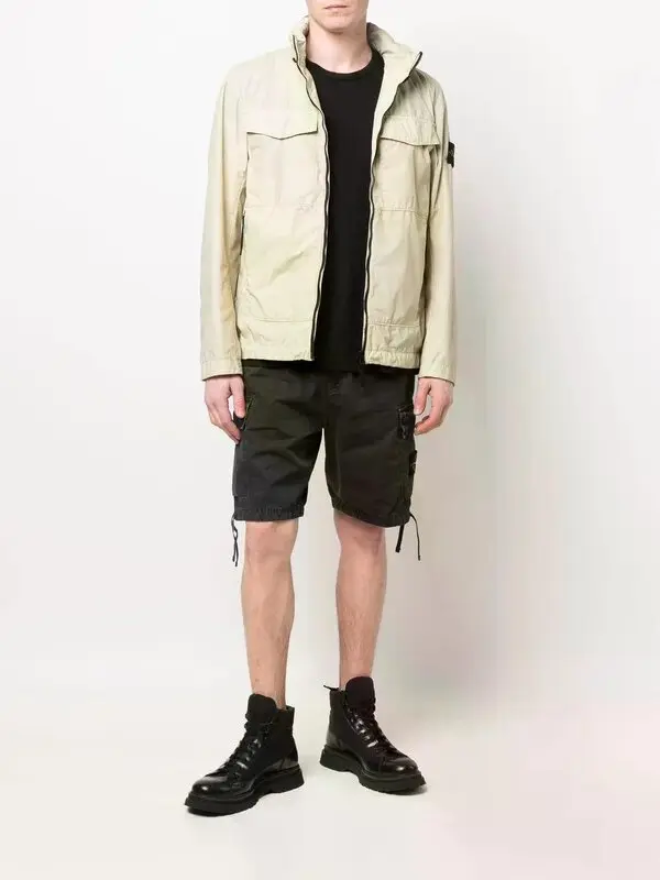 Stone Island Compass Patch Zip-up Jacket