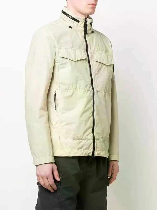 Stone Island Compass Patch Zip-up Jacket
