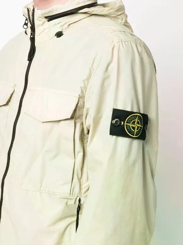 Stone Island Compass Patch Zip-up Jacket