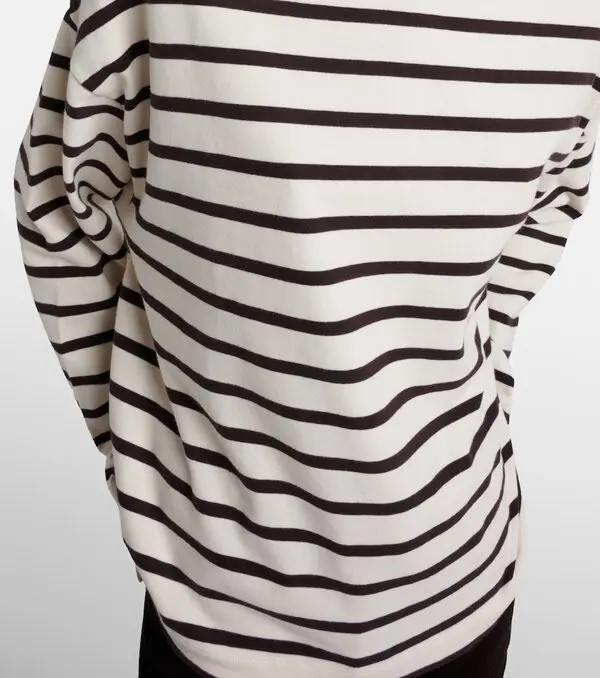 Citizens Of Humanity Striped Cotton T-shirt - Brown