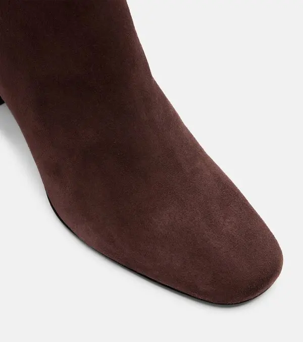 SOULIERS MARTINEZ Karol 80 Suede Ankle Boots
