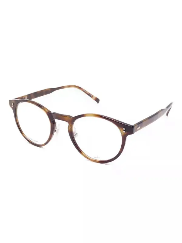 Dunhill Round Frame Eyeglasses - Brown