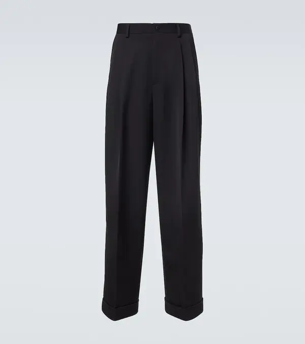 Dolce & Gabbana Wool And Silk-blend Gabardine Suit Trousers