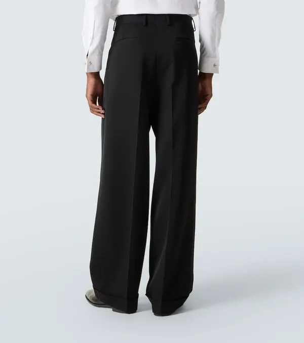 Dolce & Gabbana Wool And Silk-blend Gabardine Suit Trousers