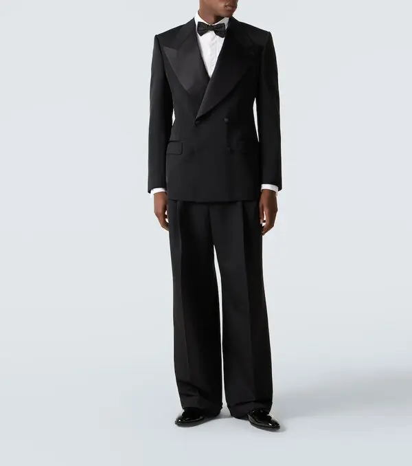 Dolce & Gabbana Wool And Silk-blend Gabardine Suit Trousers