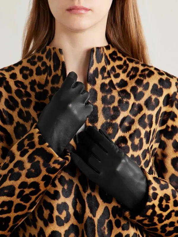 Khaite Remo Mid Leather Gloves