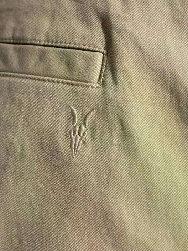 ALLSAINTS Embroidered Cotton Trousers