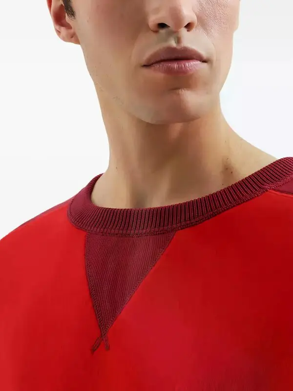 1989 STUDIO Crew Neck Panelled Sweater