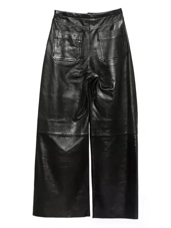 STAND STUDIO Panelled Leather Trousers