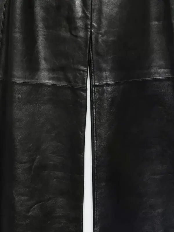 STAND STUDIO Panelled Leather Trousers
