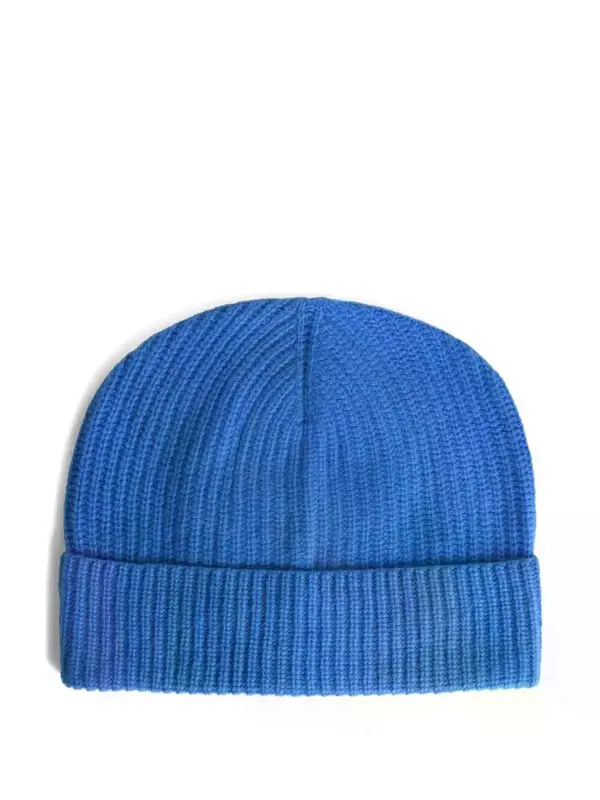 SEVEN GAUGE Ribbed Turn-up Beanie - Blue