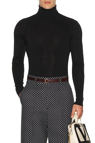 Valentino Garavani Viscose Blend Turtleneck Sweater