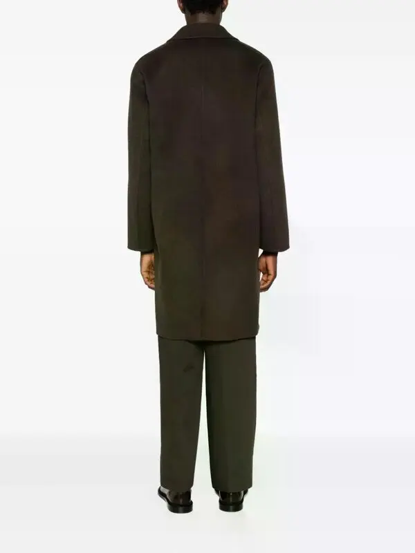 AMARANTO Single-breasted Coat With Notched Lapels