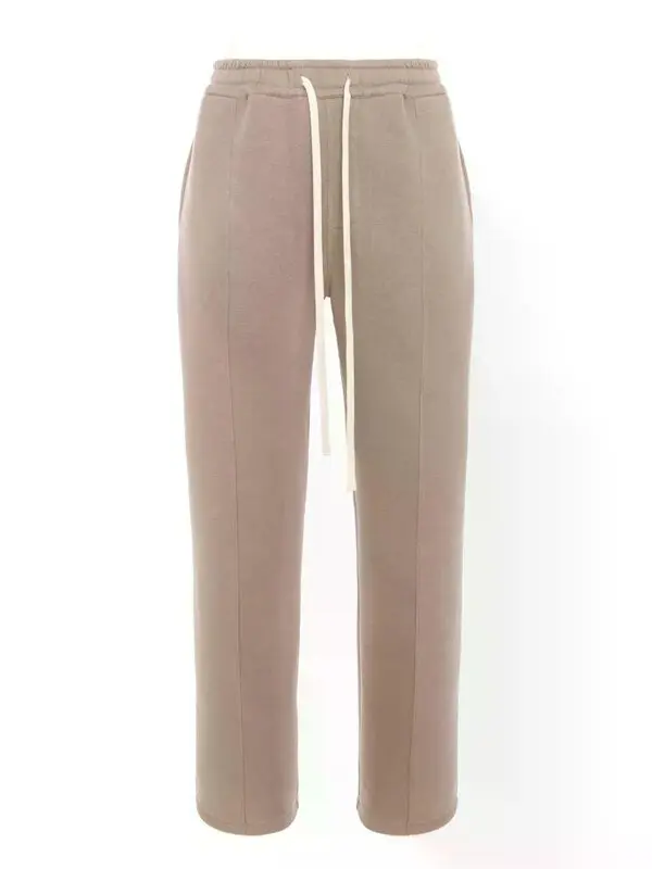 HAMZA Drawstring Panelled Sweatpants - Neutrals