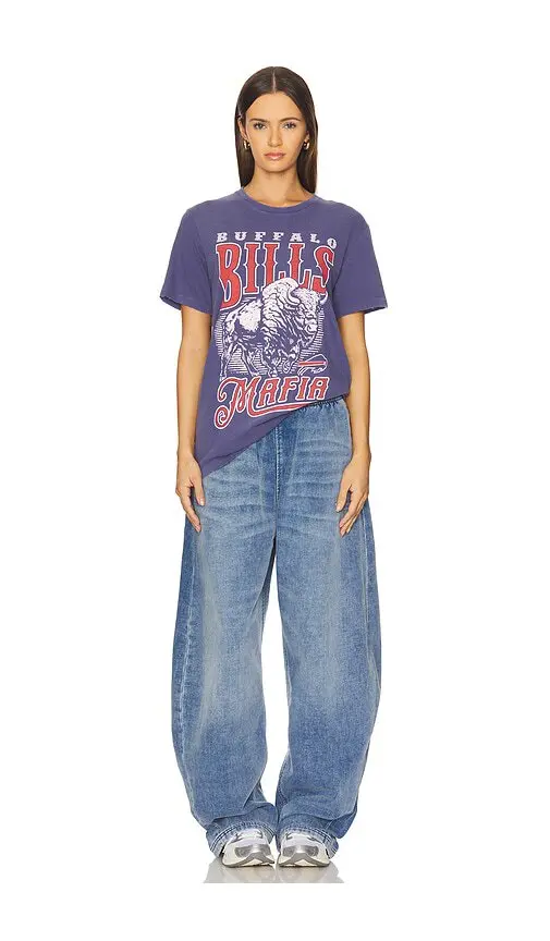 Junk Food Bills Mafia Vintage Graphic T-shirt