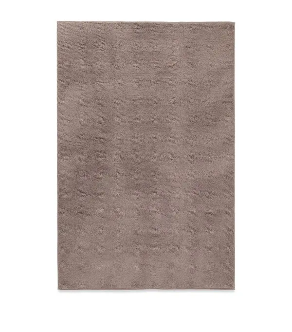 HAMAM Organic Cotton Pera Woven Bath Mat - Blue