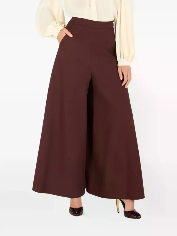 Roberto Cavalli Wool Palazzo Pants
