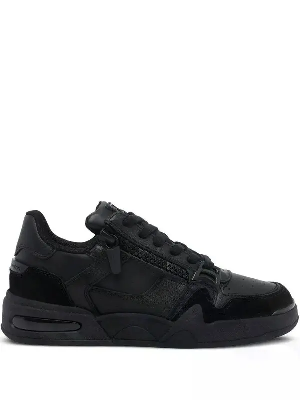 GIUSEPPE ZANOTTI Ghost Zip Detail Sneakers - Black