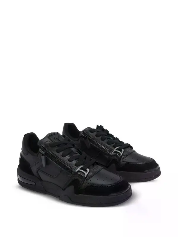 GIUSEPPE ZANOTTI Ghost Zip Detail Sneakers - Black