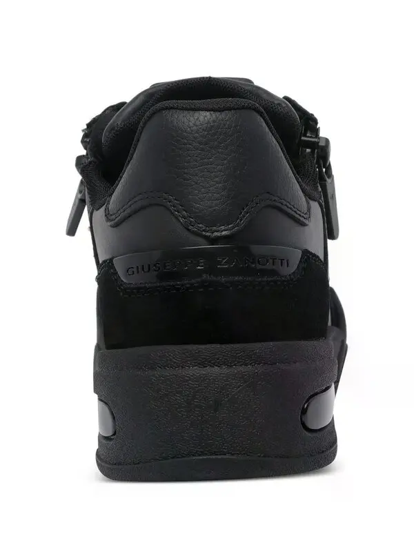 GIUSEPPE ZANOTTI Ghost Zip Detail Sneakers - Black
