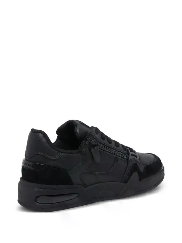 GIUSEPPE ZANOTTI Ghost Zip Detail Sneakers - Black