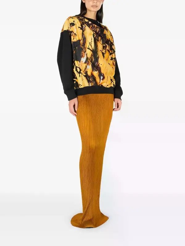 Roberto Cavalli Marble Print Sweatshirt