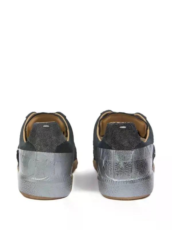 MAISON MARGIELA Replica Panelled Suede Sneakers - Grey